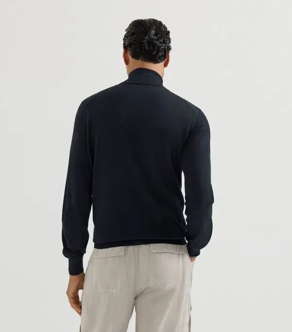 Brunello Cucinelli Cashmere-silk Rollneck Sweater