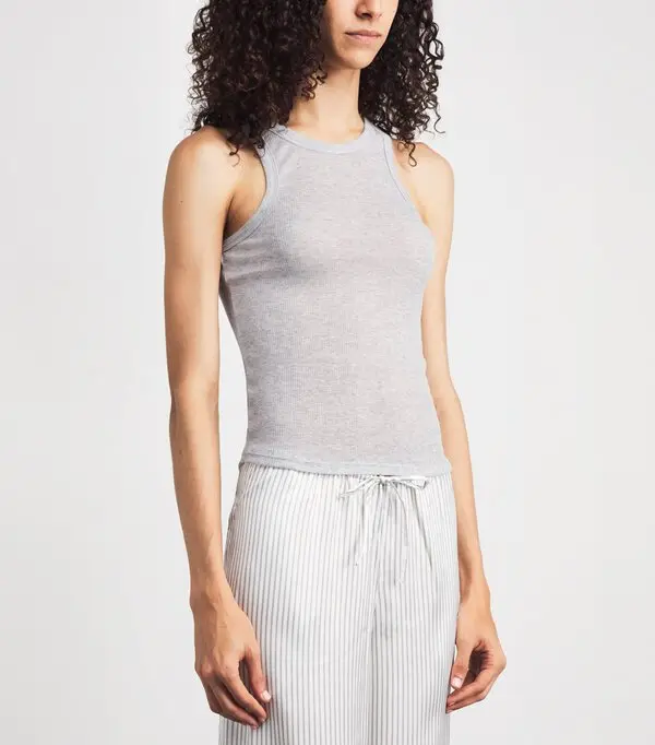 SKIMS Semi-sheer Ribbed Tank Top