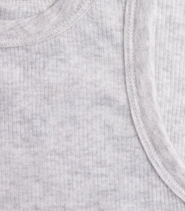 SKIMS Semi-sheer Ribbed Tank Top