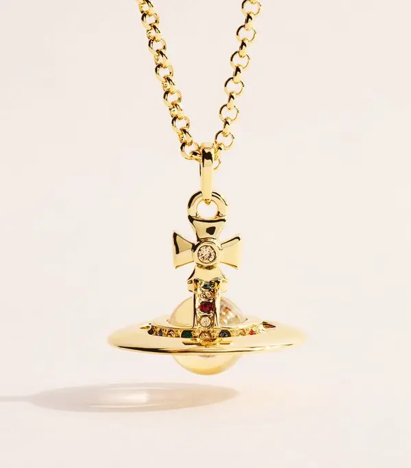 VIVIENNE WESTWOOD New Tiny Orb Necklace - Gold