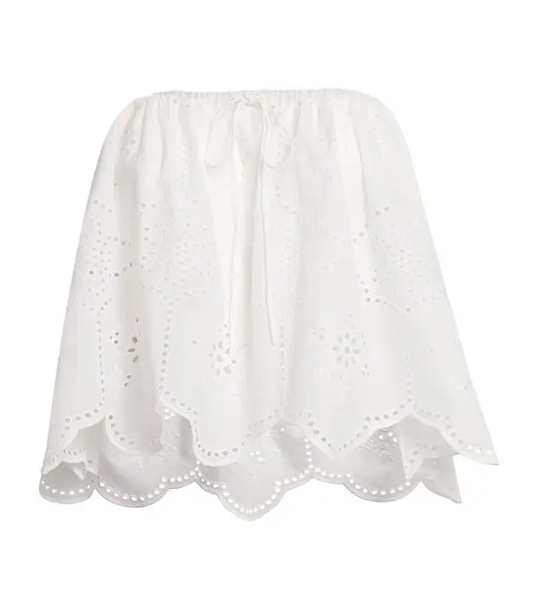 Matteau Broderie Anglaise Mini Skirt