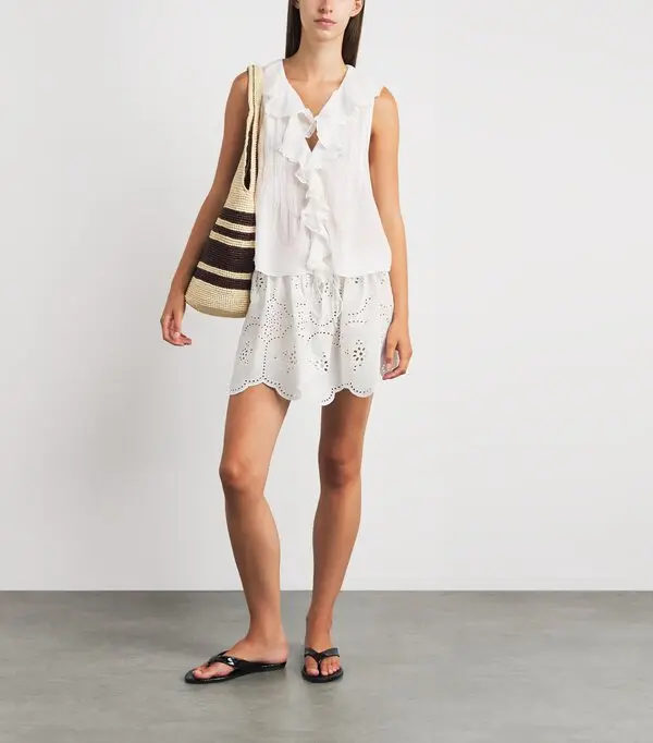 Matteau Broderie Anglaise Mini Skirt
