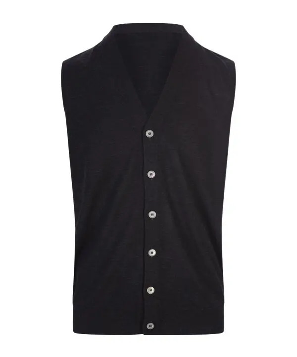 Fedeli Sleeveless V-neck Sweater