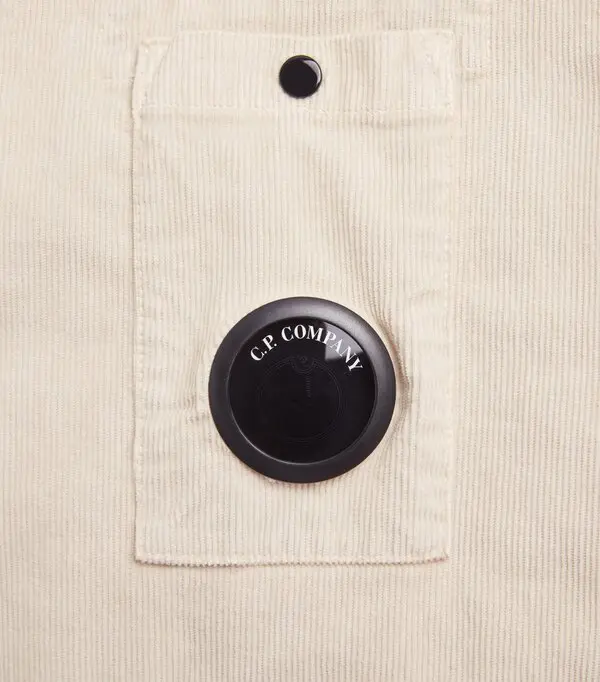 C.P. COMPANY Corduroy Lens Zip-up Overshirt