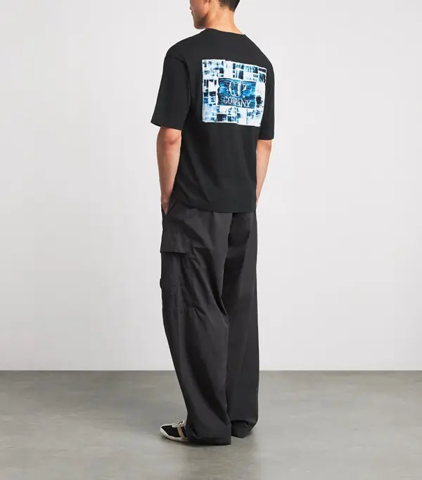 C.P. COMPANY Cotton Logo T-shirt
