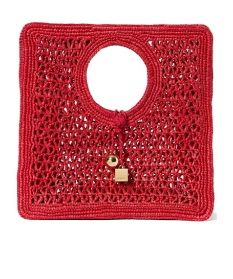 Jacquemus Woven-design Handbag - Nude