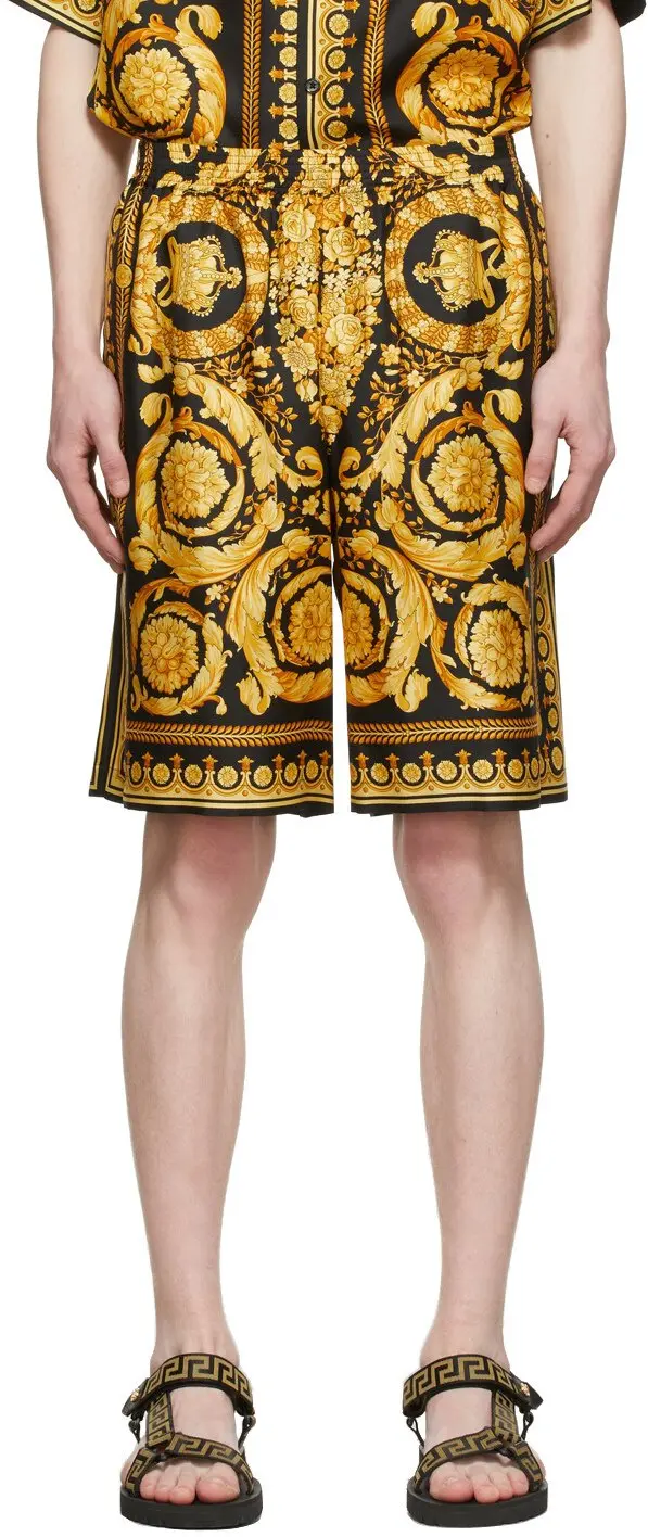 Versace Barocco Printed Bermuda Shorts