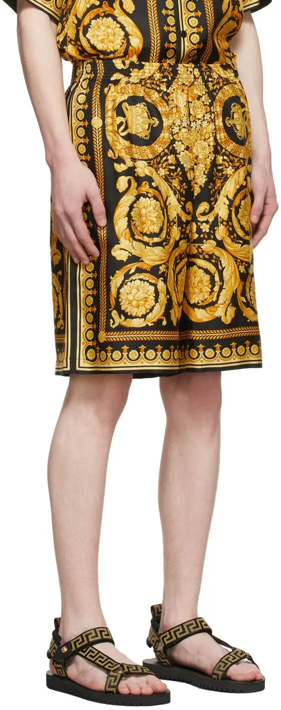 Versace Barocco Printed Bermuda Shorts