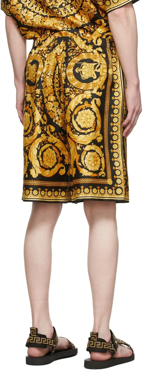 Versace Barocco Printed Bermuda Shorts
