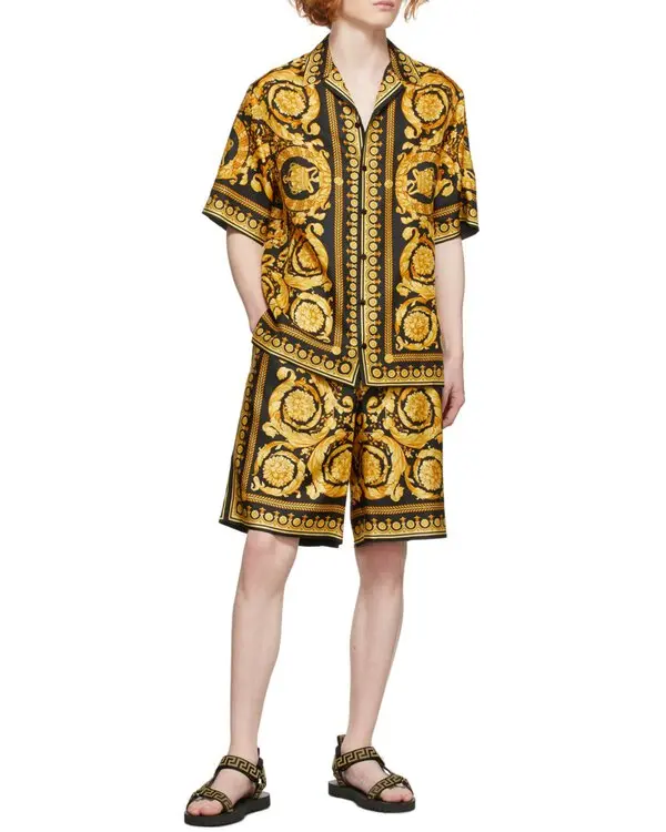 Versace Barocco Printed Bermuda Shorts
