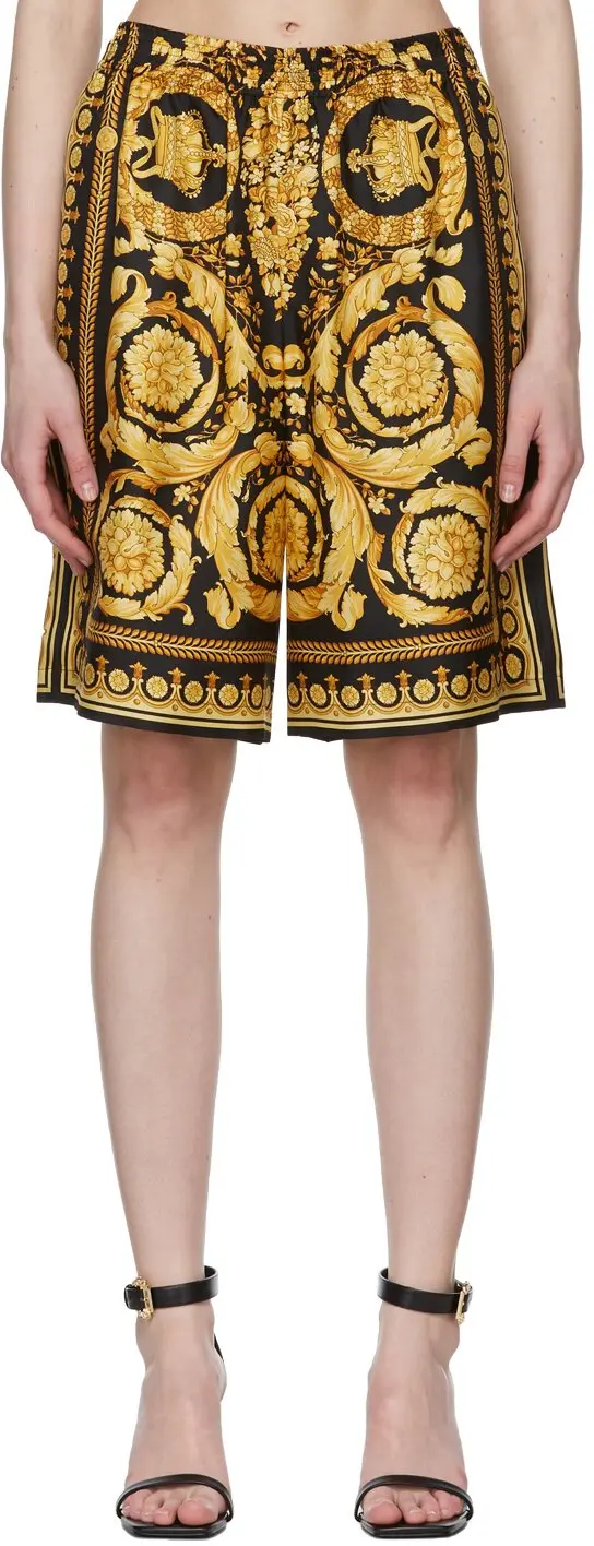 Versace Barocco Printed Bermuda Shorts