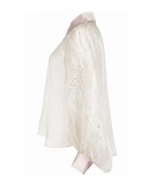 D.exterior Long-sleeve Shirt With Snap Closures