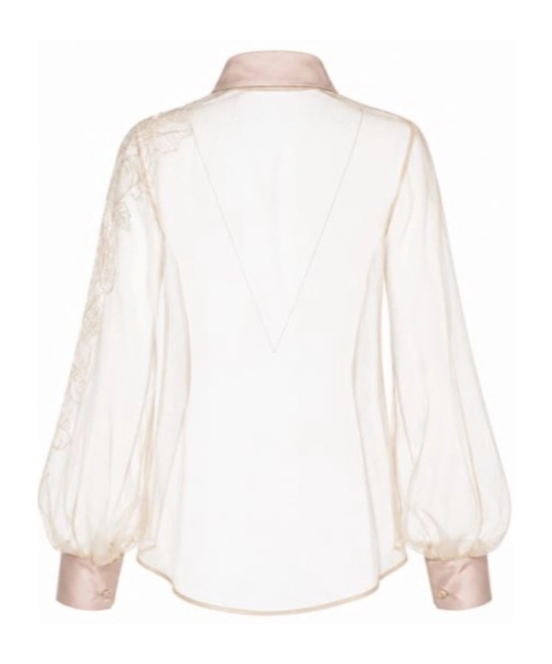 D.exterior Long-sleeve Shirt With Snap Closures