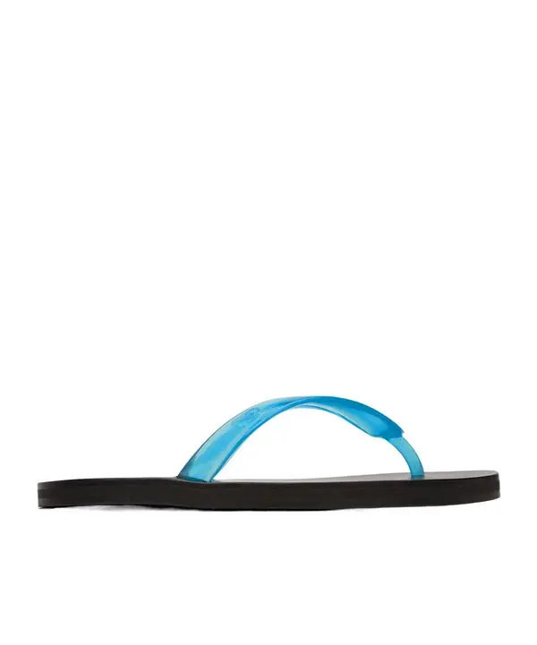 ANCIENT GREEK SANDALS Saionara Jelly Flip-flops - Transparent Blue