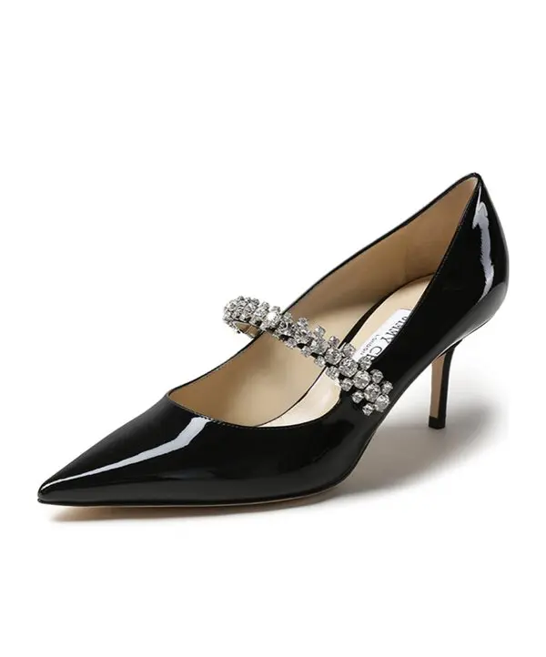 JIMMY CHOO Crystal Embellished High Heels