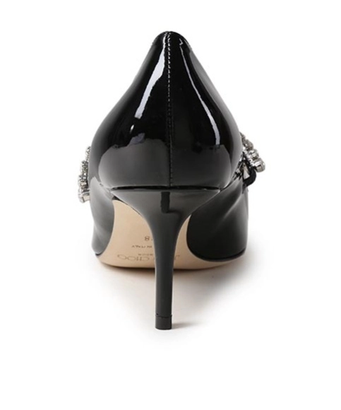 JIMMY CHOO Crystal Embellished High Heels