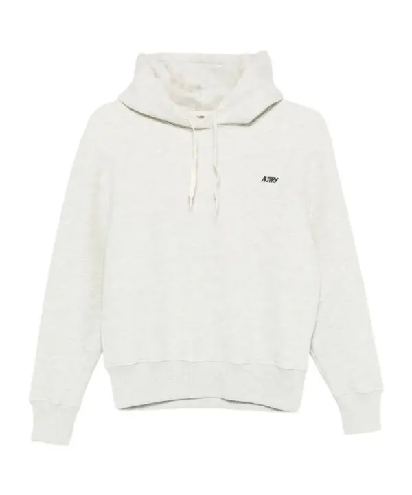 AUTRY Logo Embroidered Drawstring Hoodie