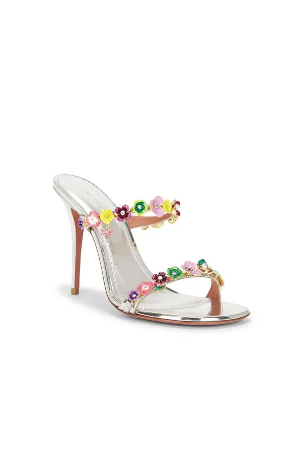 Amina Muaddi Vittoria 105 Slipper Sandal