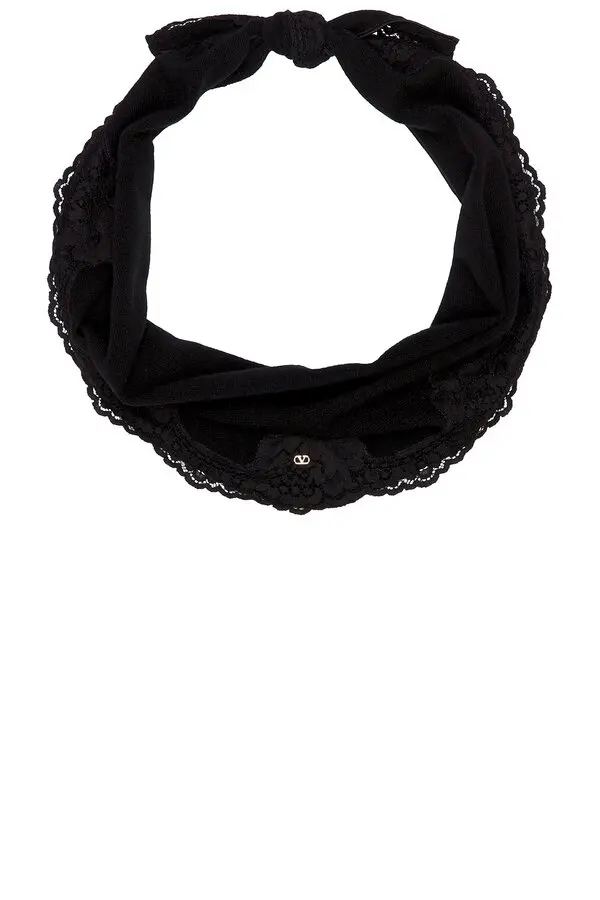 Valentino Garavani Knitted Scarf - Nero