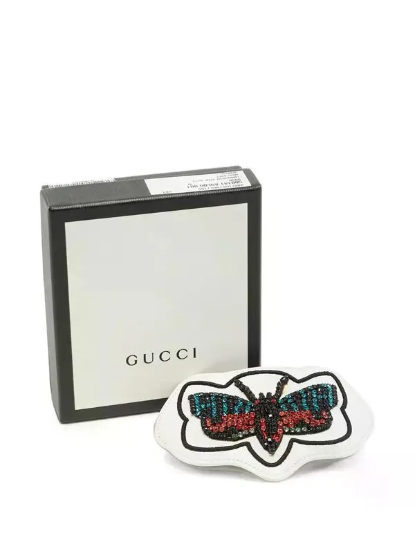 Gucci Ace Crystal-embellished Patch - White