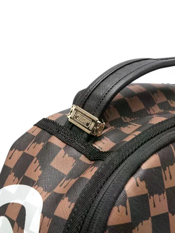 SPRAYGROUND Checkerboard-print Shark Backpack