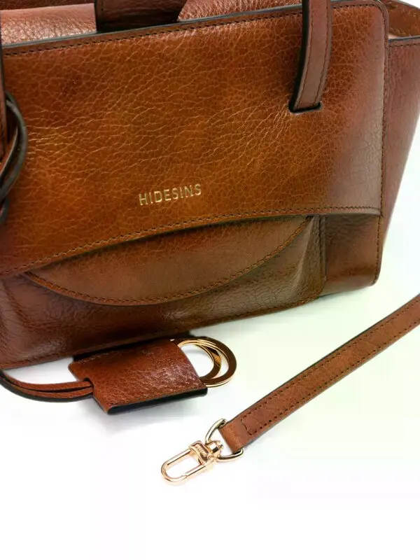HIDESINS Flap S Lagoon Cognac Tote Bag