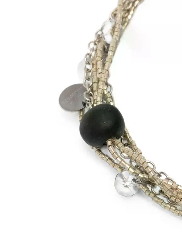 MARIA CALDERARA Multi-strand Crystal-embellished Necklace