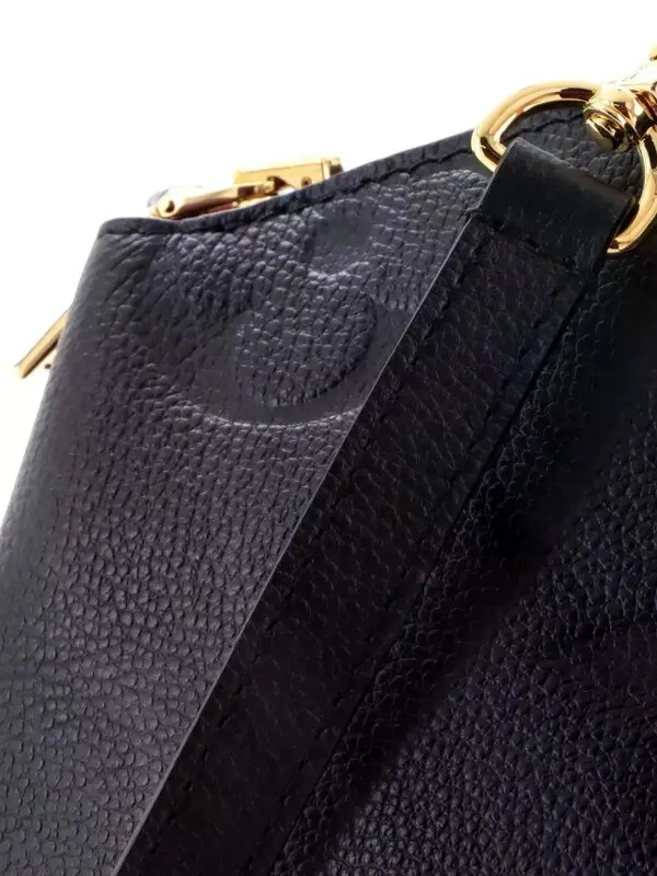 LOUIS VUITTON Grand Palais Handbag Monogram Empreinte Giant Shoulder Bag - Black
