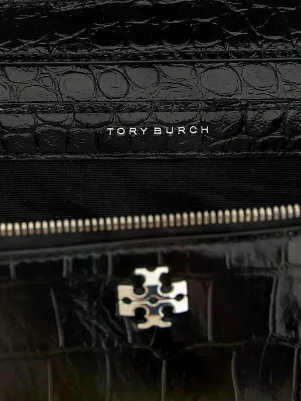 Tory Burch Charlie Vanity Case - Black