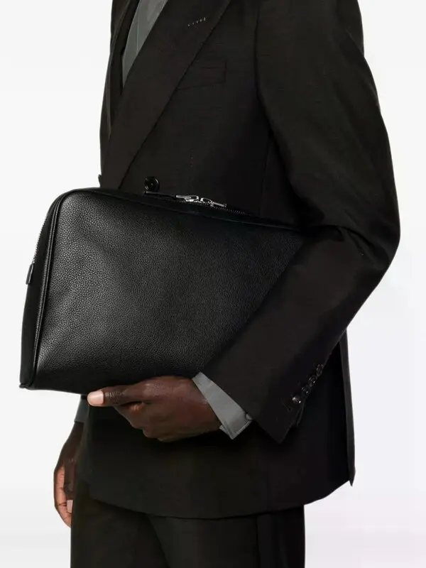 TOM FORD Grained Leather Laptop Bag