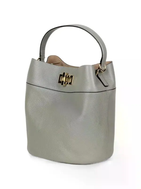 Furla Twist-lock Leather Shoulder Bag