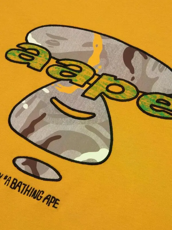 AAPE BY *A BATHING APE Moonface Camo-print T-shirt