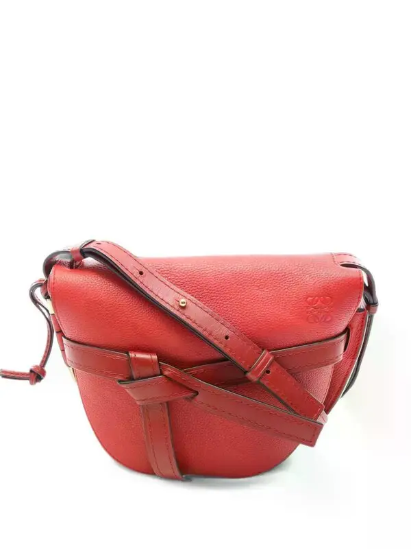 Loewe 2010-2026 Small Leather Gate Crossbody Bag
