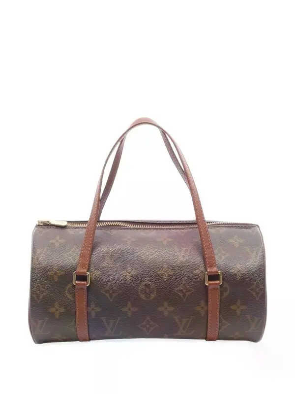 LOUIS VUITTON 2001 Monogram Papillon 26 Handbag - Brown