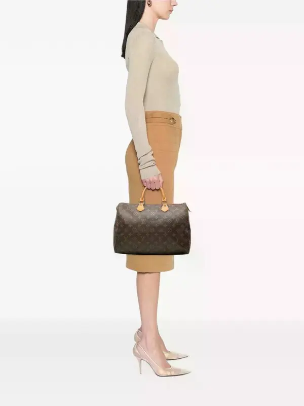 LOUIS VUITTON Monogram Speedy 35 Boston Bag