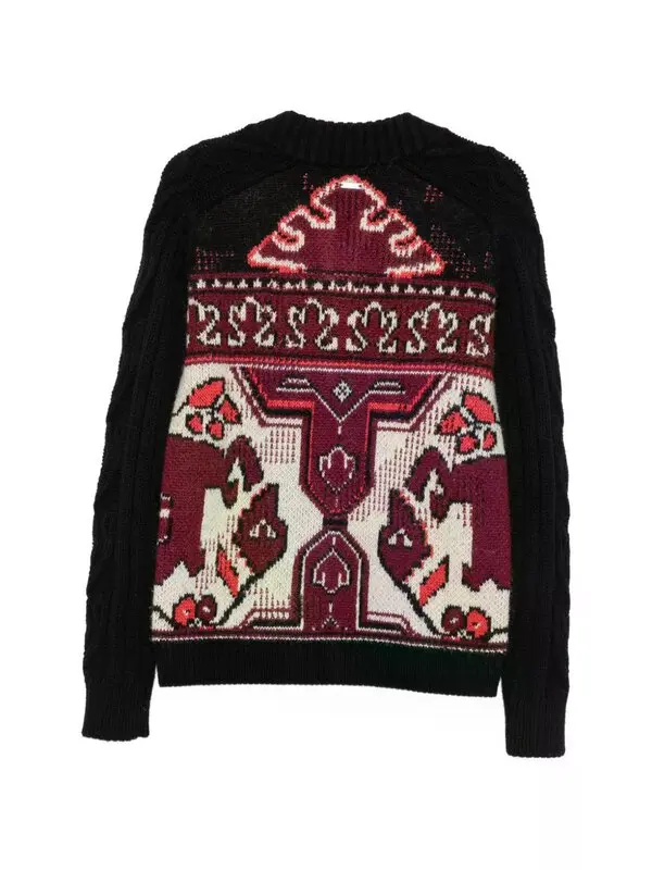 Roberto Cavalli 2000s Cable-knit Cardigan