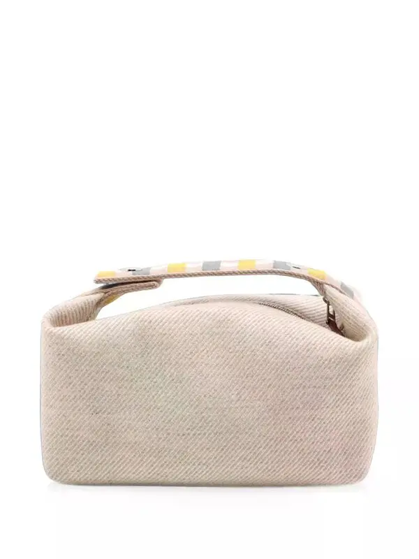 Hermès 2020-2026 Small Wool Bride A Brac Au Carre Case Vanity Bag