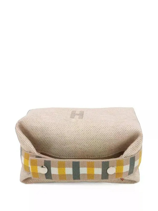Hermès 2020-2026 Small Wool Bride A Brac Au Carre Case Vanity Bag