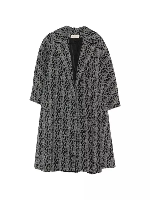 A.N.G.E.L.O. VINTAGE CULT 1980s Diamond-pattern Notch-lapel Coat
