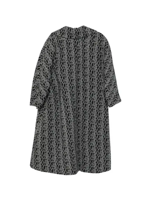 A.N.G.E.L.O. VINTAGE CULT 1980s Diamond-pattern Notch-lapel Coat