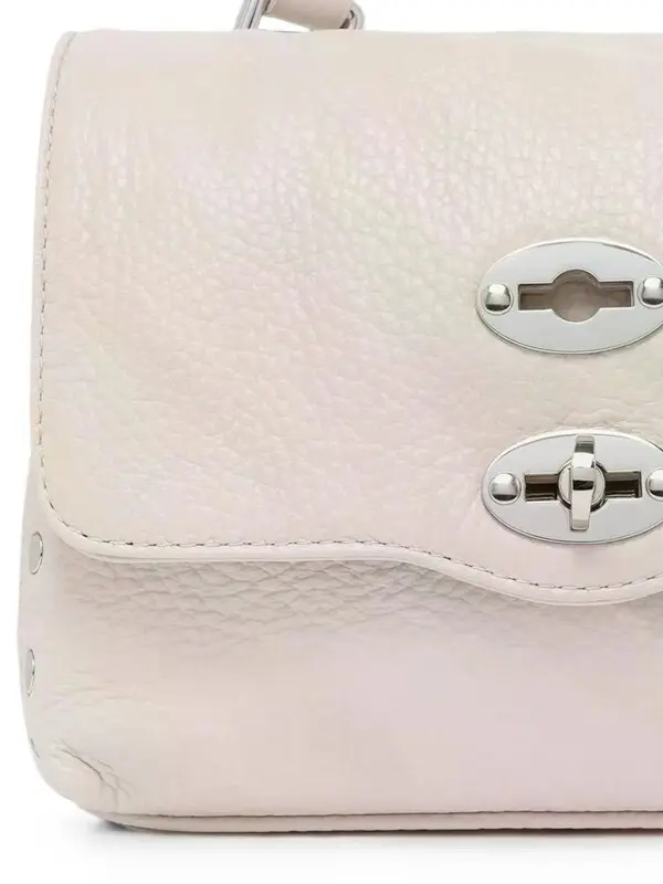 ZANELLATO Baby Postina® Studded Leather Bag - White