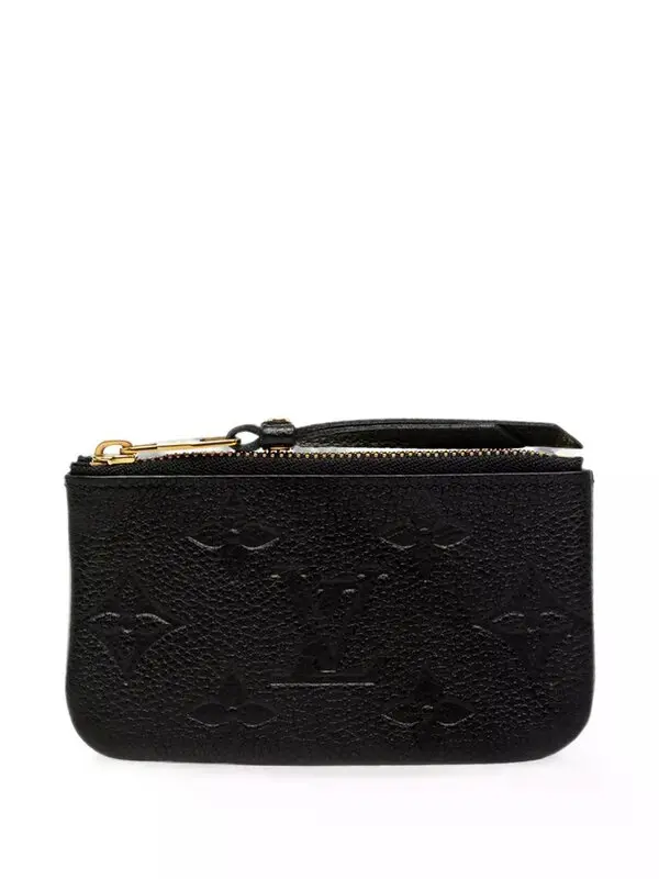 LOUIS VUITTON 2024 Monogram Empreinte Key Pouch Coin Pouch - Black