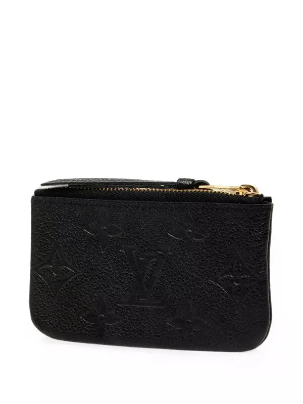LOUIS VUITTON 2024 Monogram Empreinte Key Pouch Coin Pouch - Black