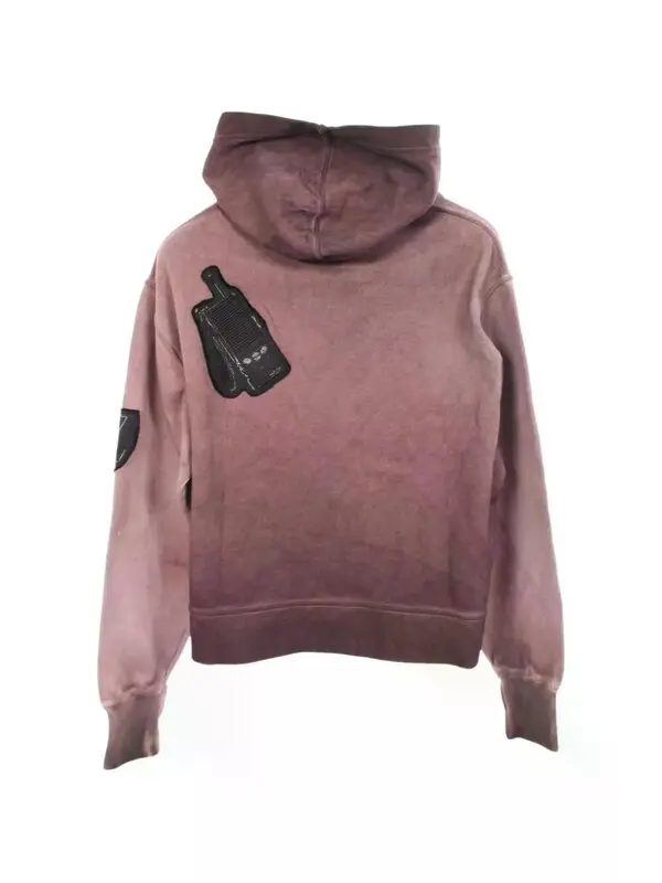 LOUIS VUITTON Logo-patch Cotton Gradation Hoodie