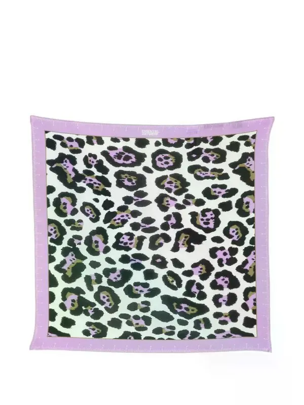 Essentiel Antwerp Leopard-print Silk Scarf