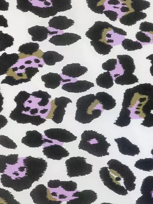 Essentiel Antwerp Leopard-print Silk Scarf