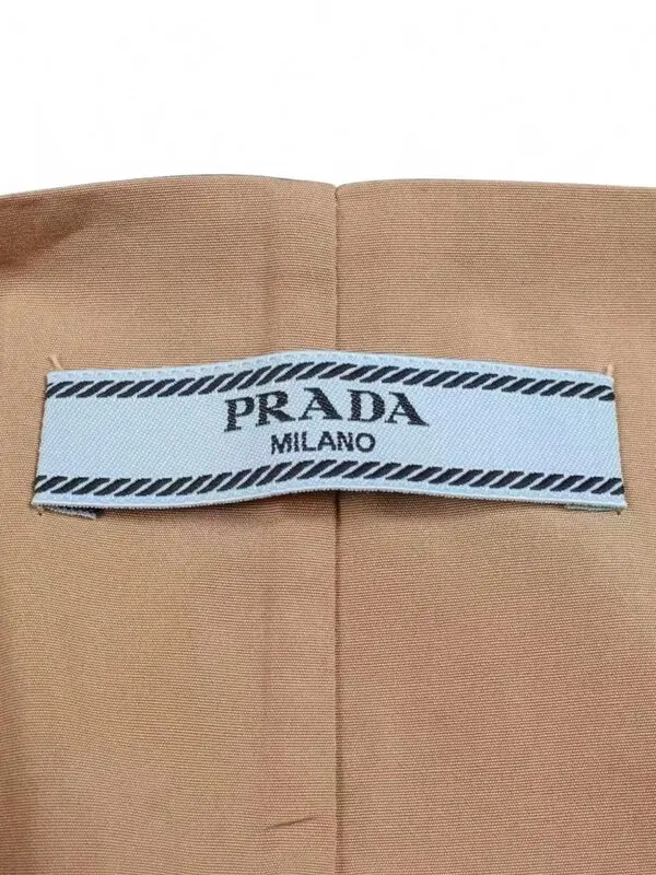 Prada High-waisted Cotton Shorts
