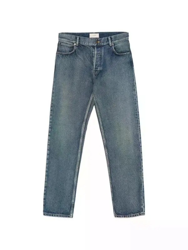 THE ROW Moe Faded Straight-leg Jeans