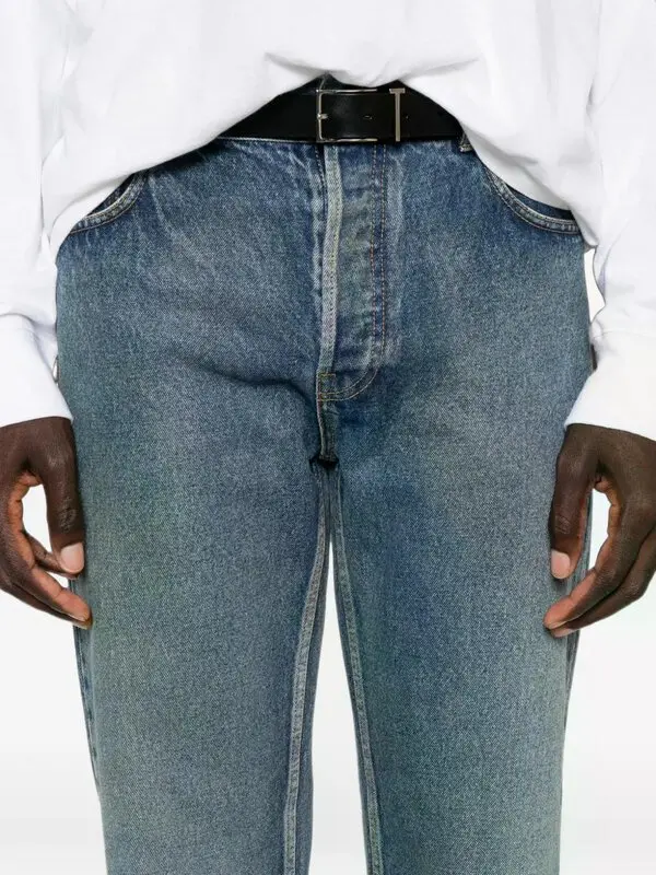 THE ROW Moe Faded Straight-leg Jeans