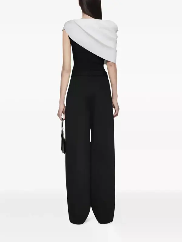 CHATS BY C.DAM Lidia Off-shoulder Draped Bodysuit